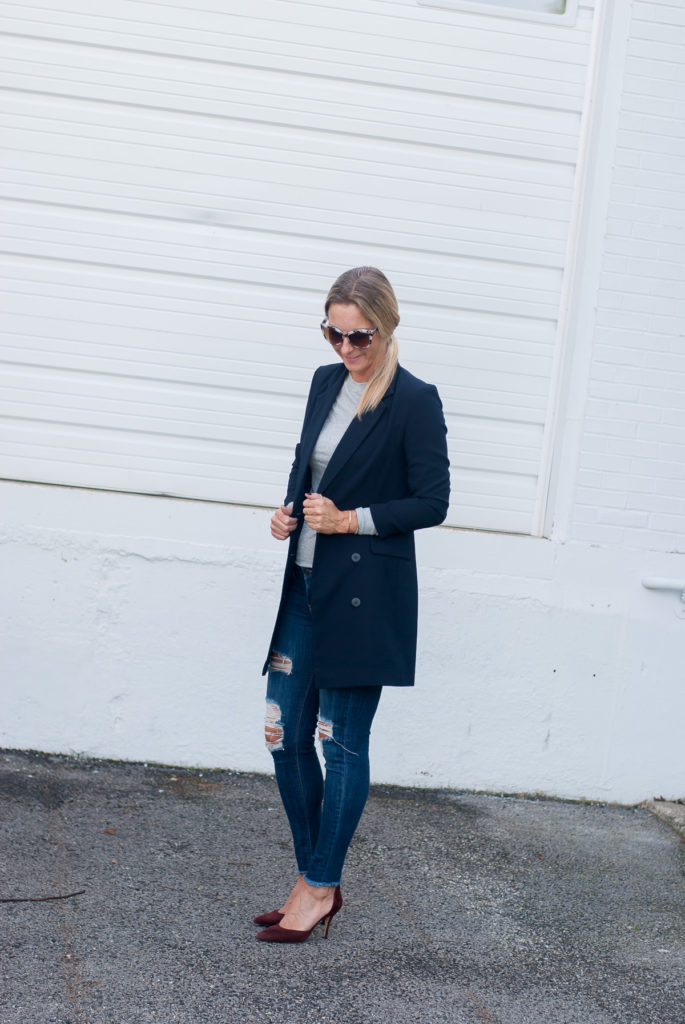 Fall Trend Navy Jacket - Never Without Navy | Lifestyle Blog