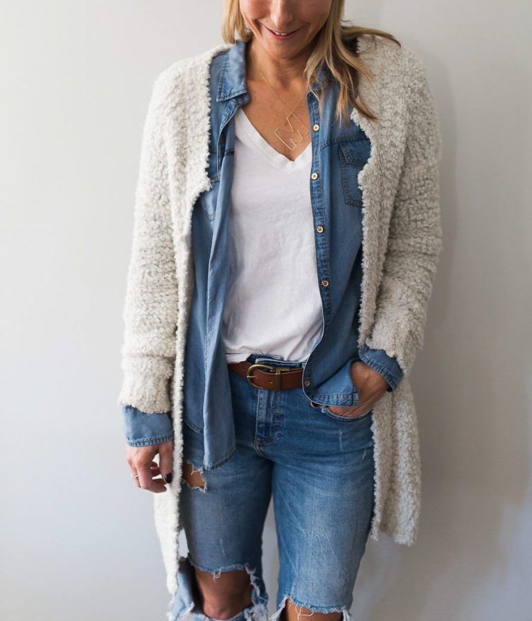 How to Style Denim on Denim - Never Without Navy Fashion Blog