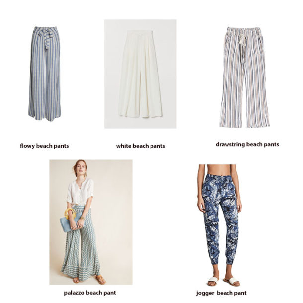 Striped Beach Pants Outfit Inspo - Never Without Navy