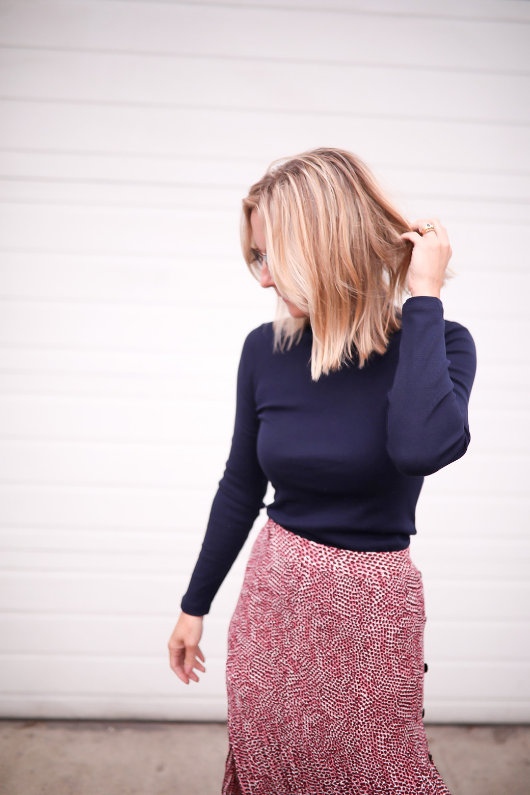 How to Style A Long Skirt - Never Without Navy Blog